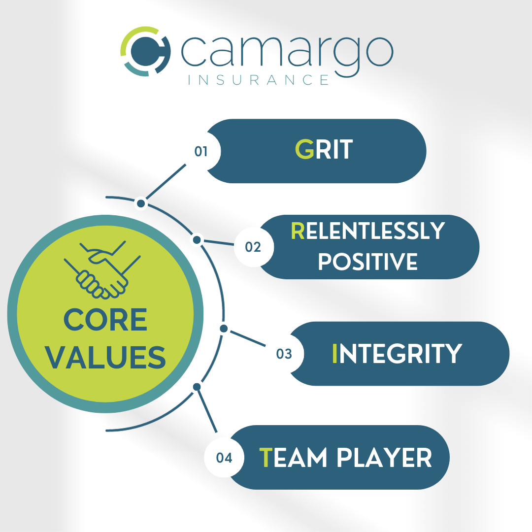 Core Values - Camargo Insurance